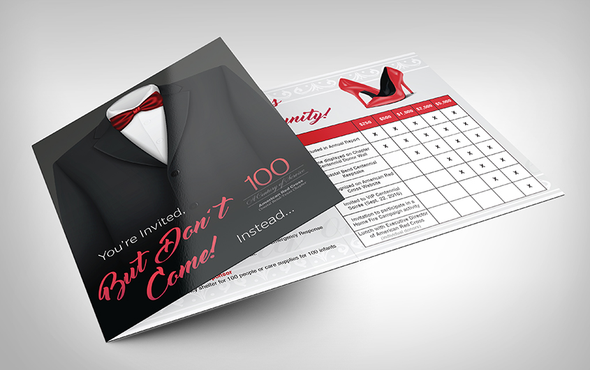 Red Cross: Invitation/Donor Brochure | Pamela Printing Company